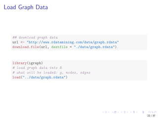 RDataMining slides-network-analysis-with-r | PPT