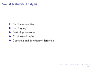 RDataMining slides-network-analysis-with-r | PPT