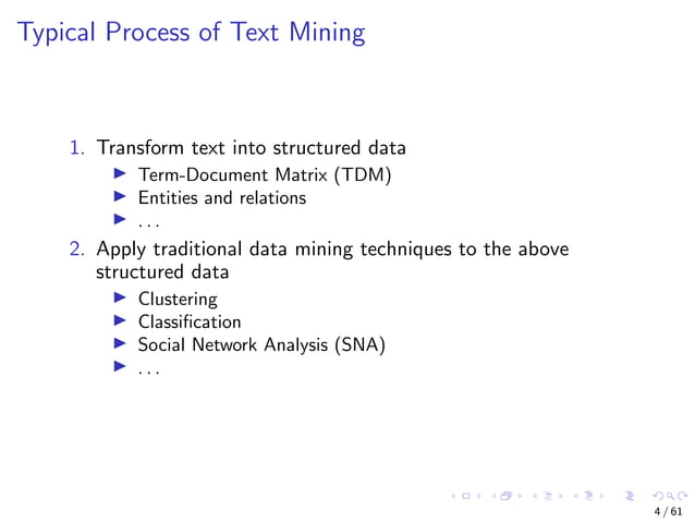 RDataMining slides-text-mining-with-r | PDF | Social Networking | Internet