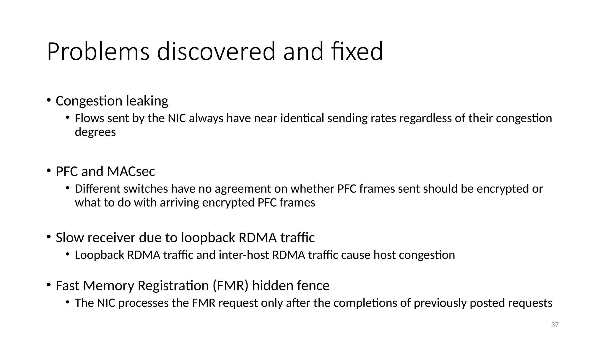 RDMA at Hyperscale: Experience and Future Directions | PPTX | Computer Networking | Computing