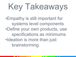 Design Thinking for Systems Innovation | PPTX