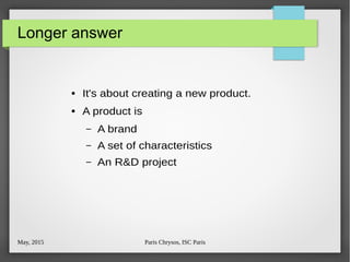 Managing R&D in "MarkStrat" simulation | PDF