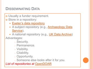 Research Data Management: An Introduction to the Basics | PPTX ...