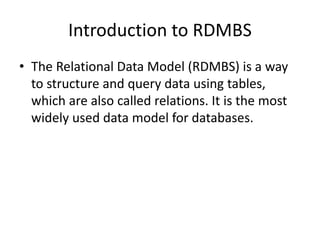 Introudction to dbms and RDMBS_Presentation.pptx