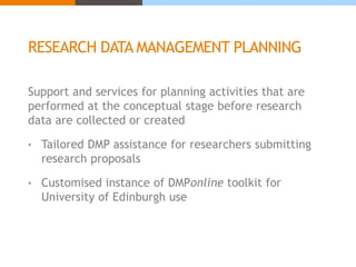 RDM Programme@Edinburgh | PPT