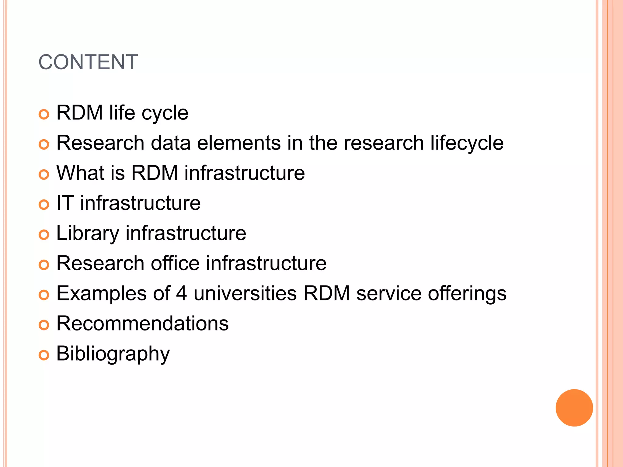 What infrastructure is necessary for successful research data ...