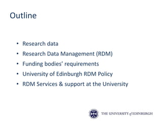 Research Data Management: Why is it important? | PPT