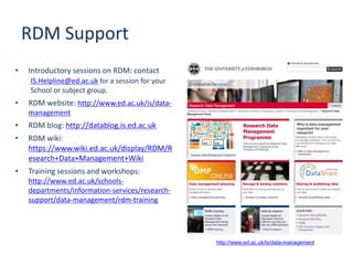 Research Data Management: Why is it important? | PPT