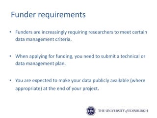 Research Data Management: Why is it important? | PPT