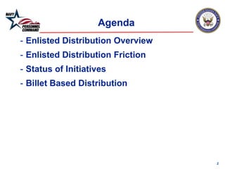 RADM White PERS 4 Manning and Distribution | PPT
