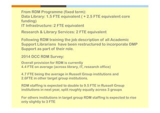 RDM programme @ Edinburgh an institutional approach | PDF