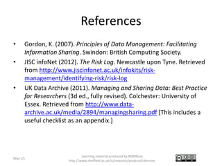 RDMRose 2.2 Practical data management | PPTX