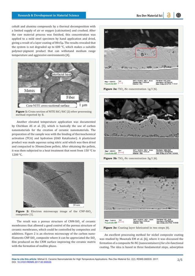 Ceramic Nanomaterials for High Temperature Applications -Crimson ...