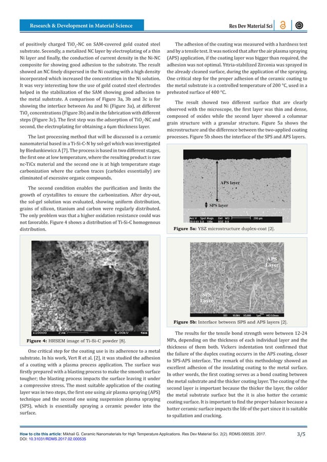 Ceramic Nanomaterials for High Temperature Applications -Crimson ...