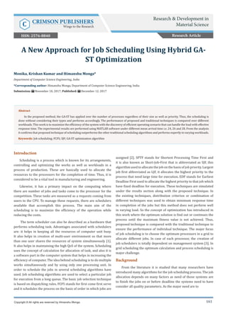 A New Approach for Job Scheduling Using Hybrid GA-ST Optimization ...