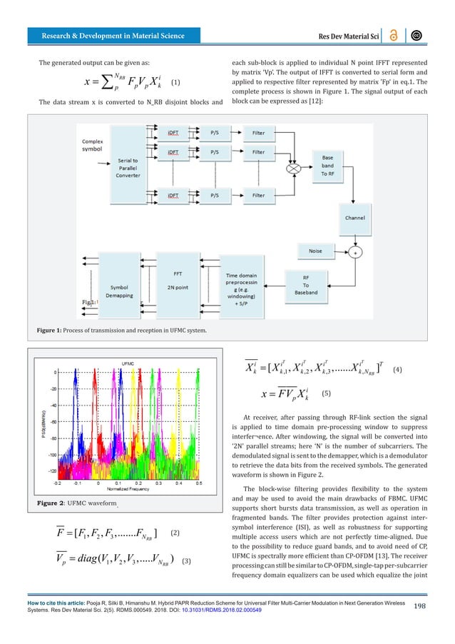 Hybrid PAPR Reduction Scheme for Universal Filter Multi-Carrier Modulation in Next Generation ...