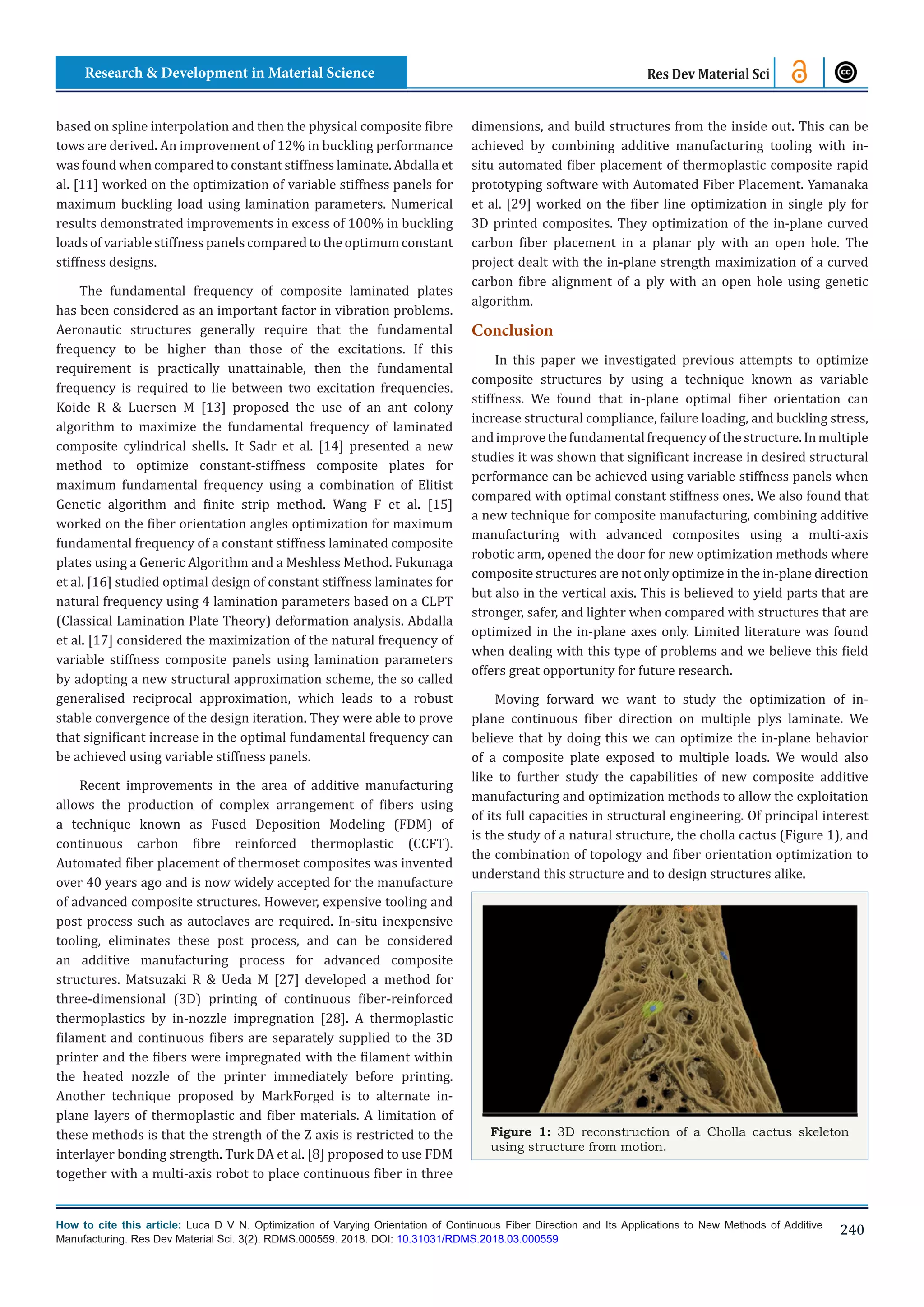 Optimization Of Varying Orientation Of Continuous Fiber Direction And