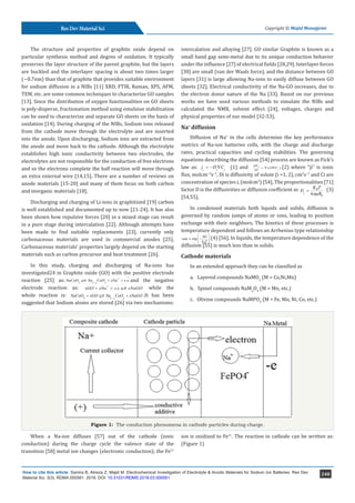 Electrochemical Investigation of Electrolyte & Anodic Materials for Sodium Ion Batteries ...