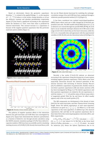 A Nano Capacitor Including Graphene Layers Composed with Doped Boron ...