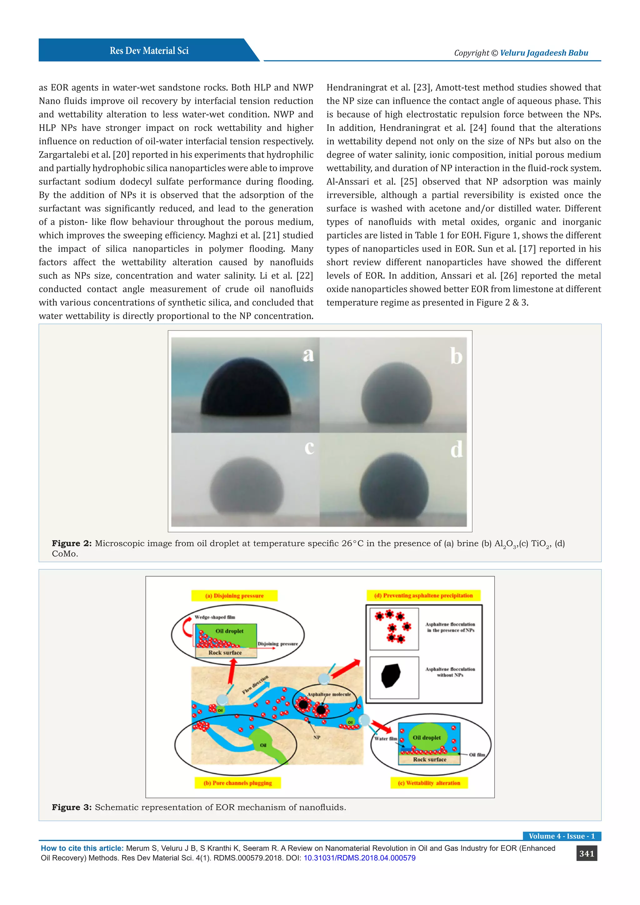 A Review on Nanomaterial Revolution in Oil and Gas Industry for EOR ...