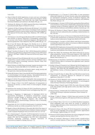 A Review on Nanomaterial Revolution in Oil and Gas Industry for EOR (Enhanced Oil Recovery ...