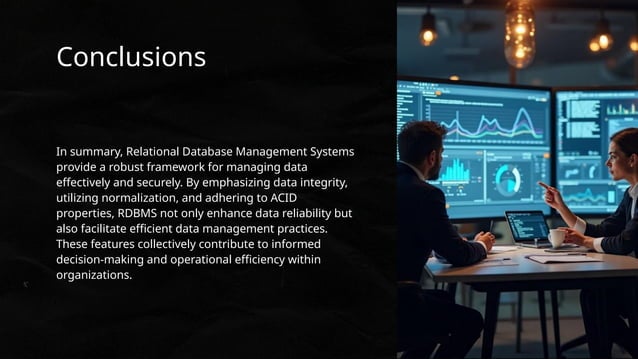 RDMSpresentation (Relational Databases Management System) | PPTX