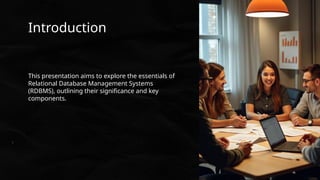 RDMSpresentation (Relational Databases Management System) | PPTX