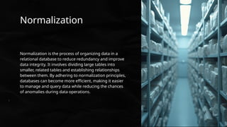RDMSpresentation (Relational Databases Management System) | PPTX