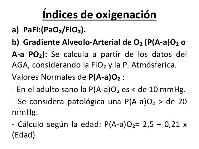 ANALISIS DE GASES ARTERIALES