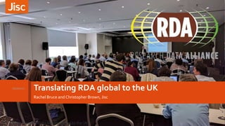 RDA UK | PPT