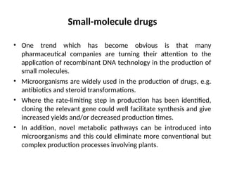 rDNA_Medical and Pharmaceutical Biotechnology.ppt