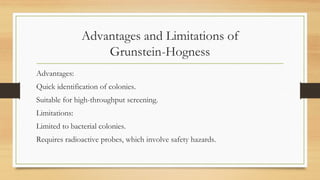 Grunsteinhogness and Benten- Davis plaque method | PDF