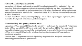 Gene sequencing using RNAi, definition,types | PPTX