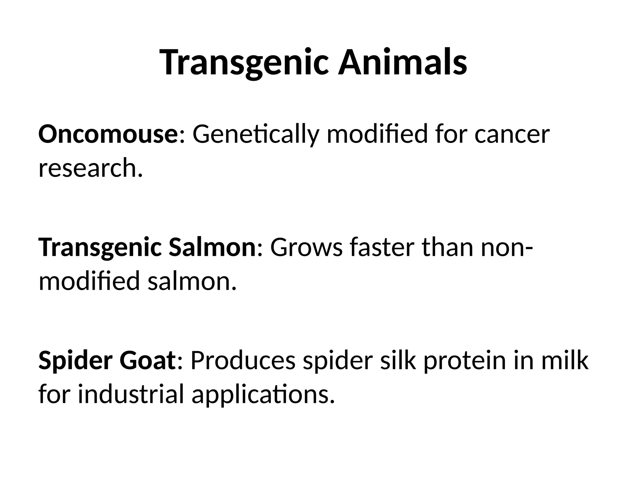 Transgenic animals and plants in rdna technology | PPT