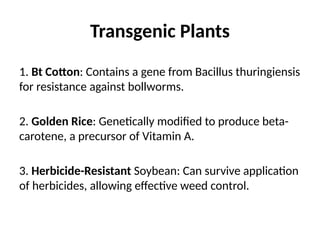 Transgenic animals and plants in rdna technology | PPTX