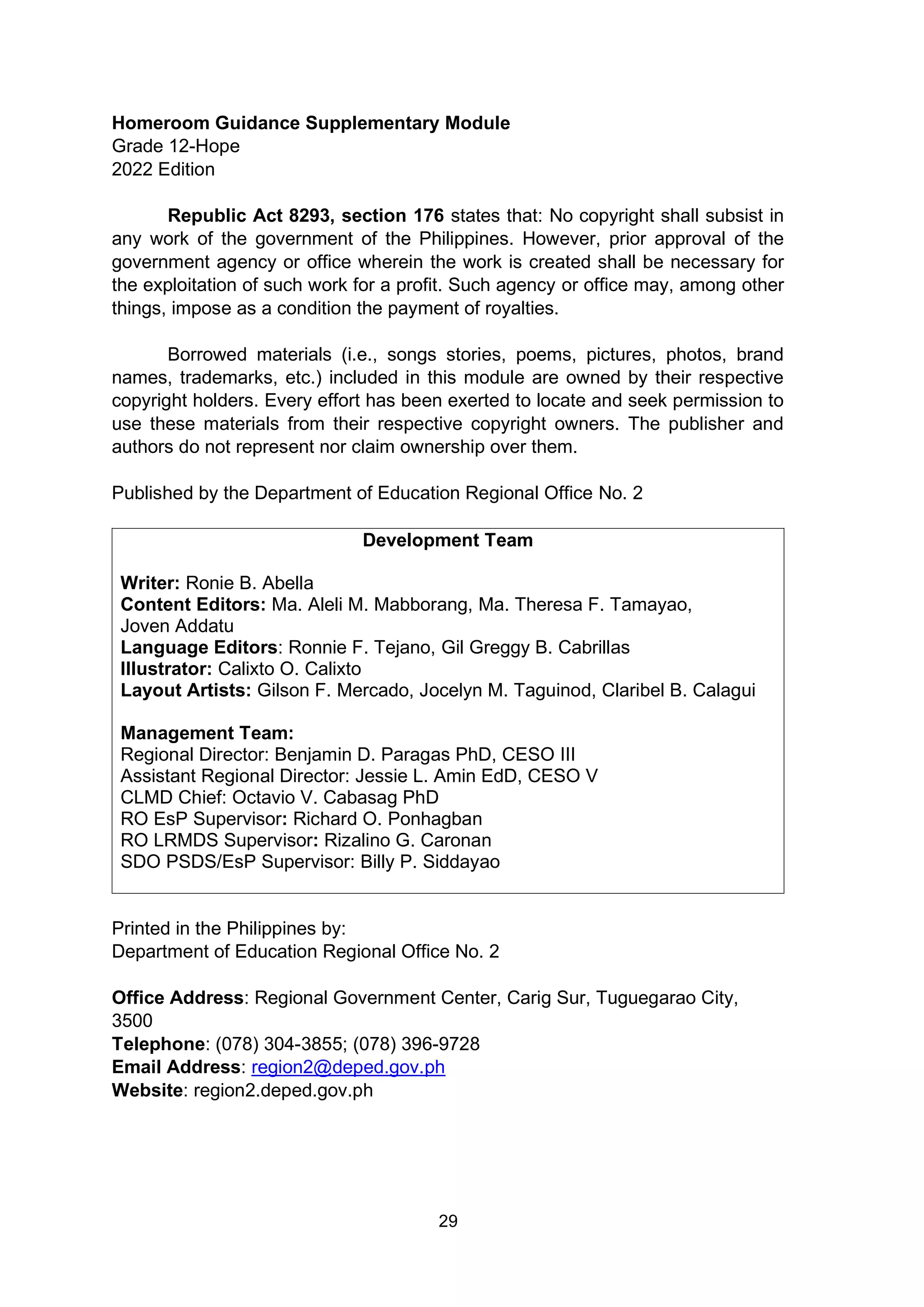 RDNEB-G12-SUPPLEMETARY-MODULE.pdf | Secondary Education | Education