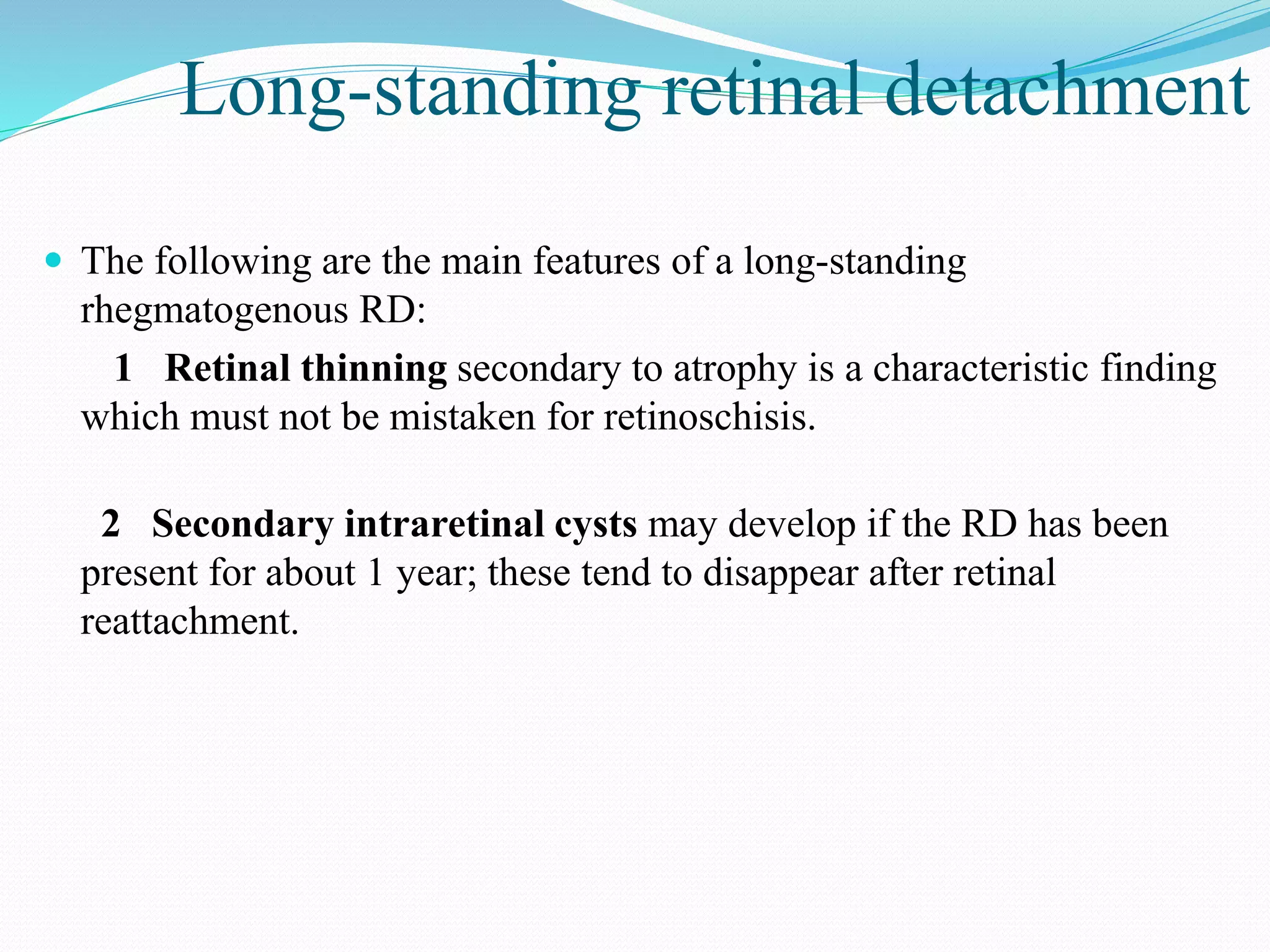 RETINAL DETACHMENT | PPTX
