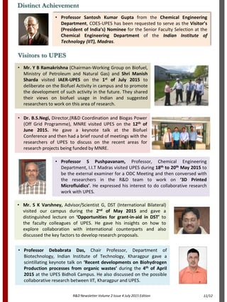 UPES- R & D News | PDF