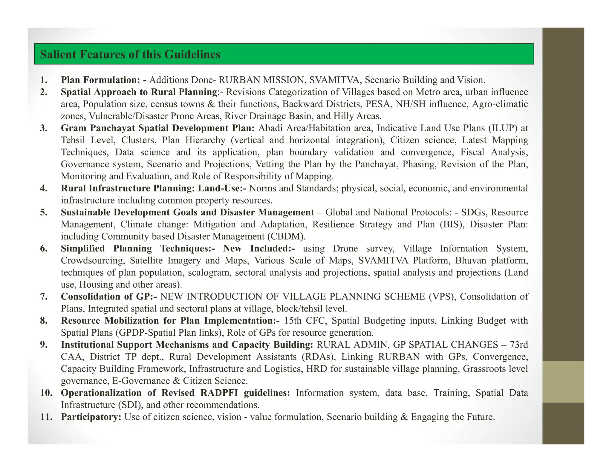 GUIDELINE OF RURAL DEVELOPMENT STANDARD ONLY | PDF