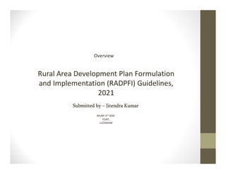 GUIDELINE OF RURAL DEVELOPMENT STANDARD ONLY | PDF