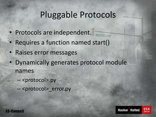 Hacker Halted 2014 - RDP Fuzzing And Why the Microsoft Open Protocol Specification is Awesome ...
