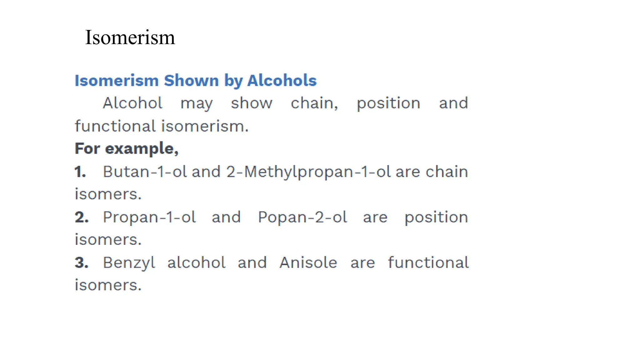 RDP Lecture on Alcohol introduction, classification and Nomenclature ...