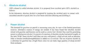 RDP Lecture on Alcohol introduction, classification and Nomenclature | PPT