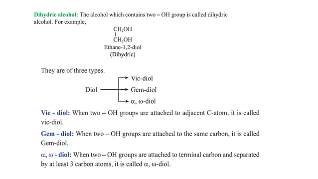 RDP Lecture on Alcohol introduction, classification and Nomenclature ...