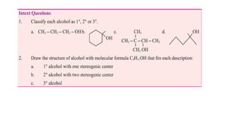 RDP Lecture on Alcohol introduction, classification and Nomenclature | PPT