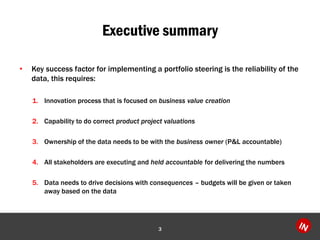 R&D portfolio steering and strategy | PDF
