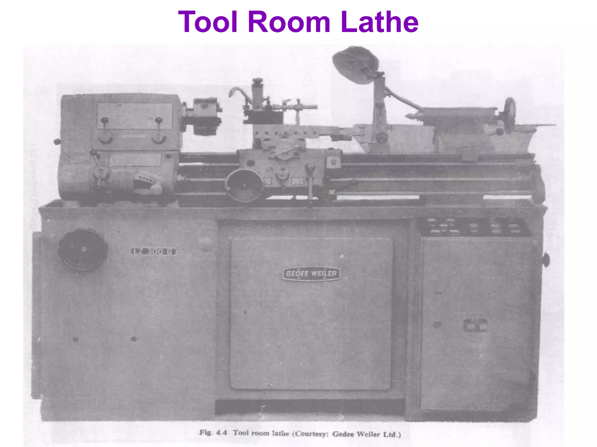 Machining processes and lathe machine slide | PPTX