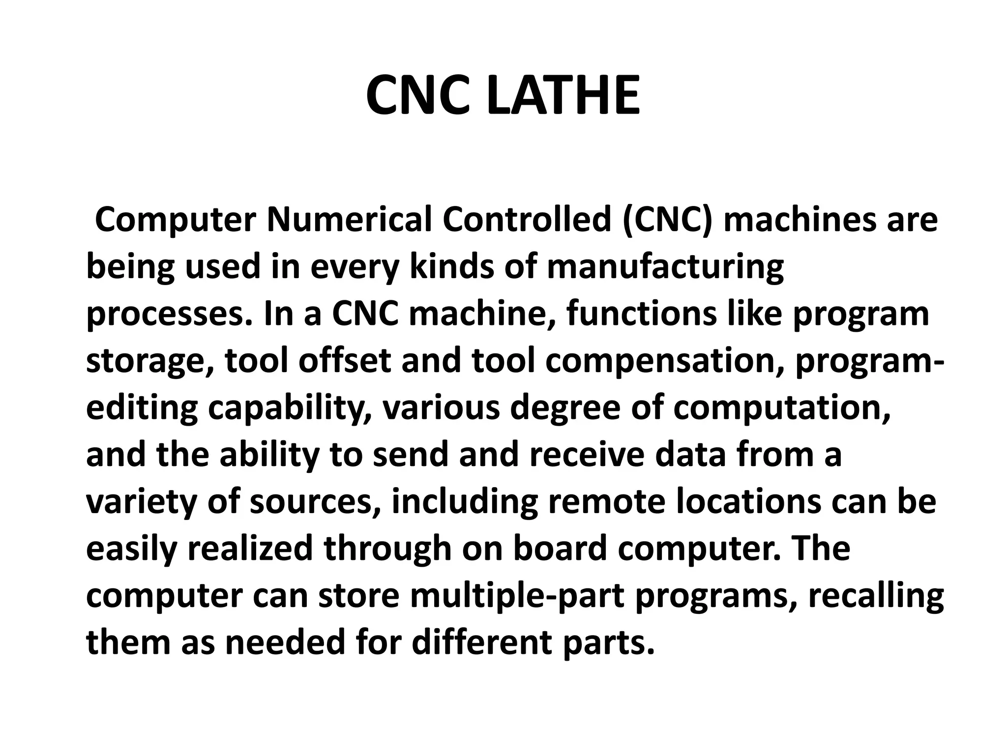 Machining processes and lathe machine slide | PPTX