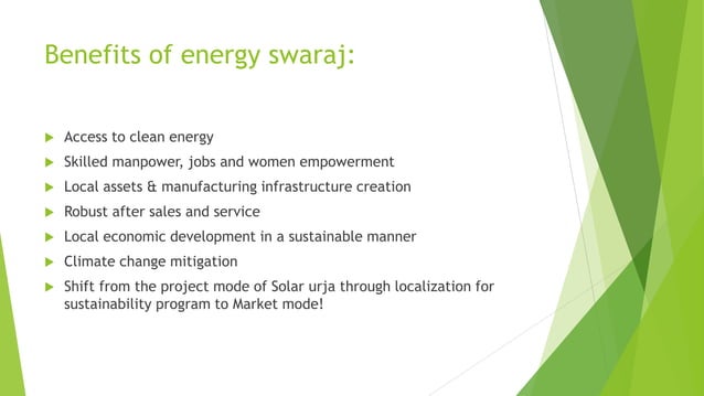 Solar Urja Lamp Project - A rural development project | PPTX