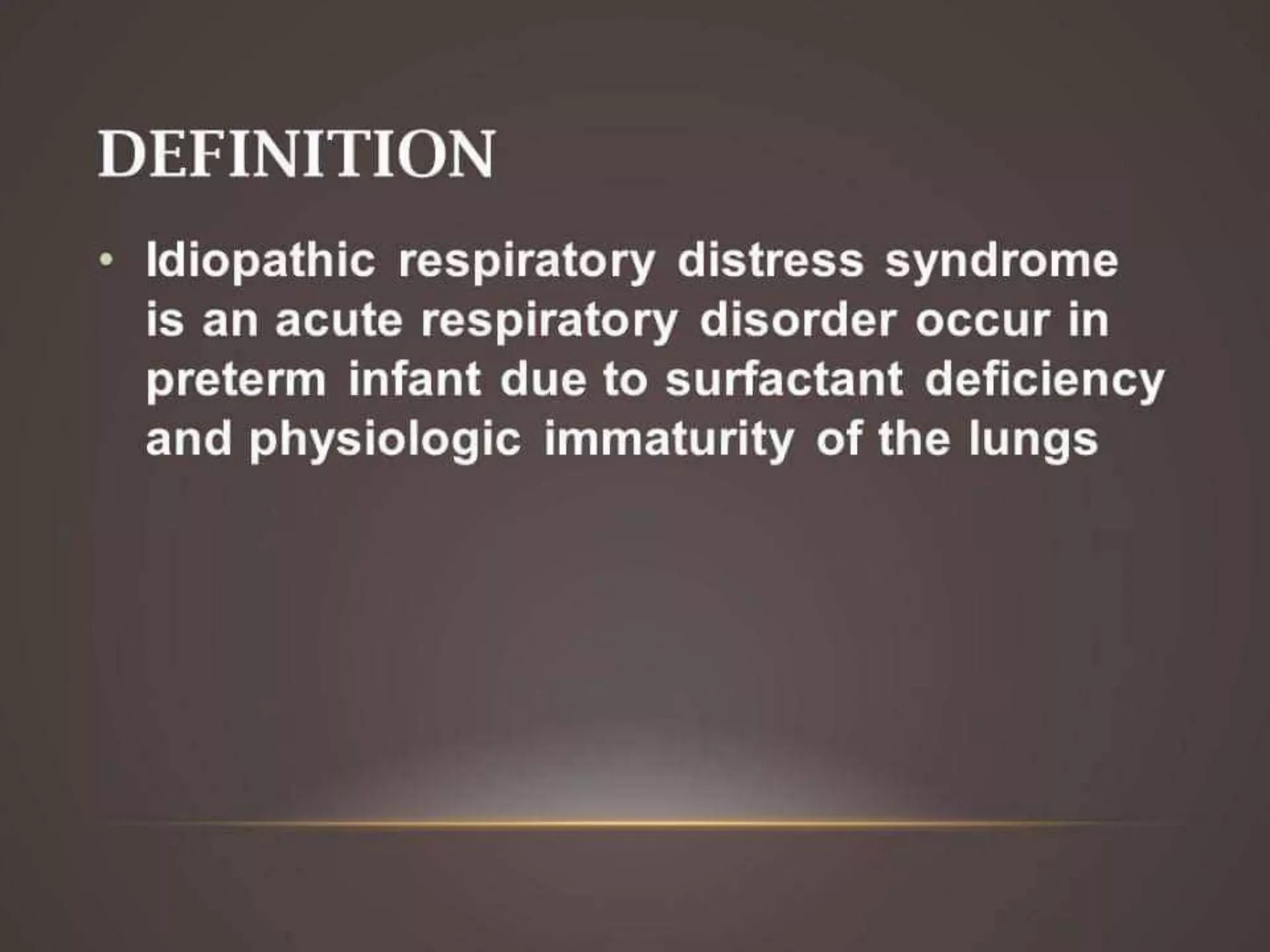 Respiratory distress syndrome | PPT